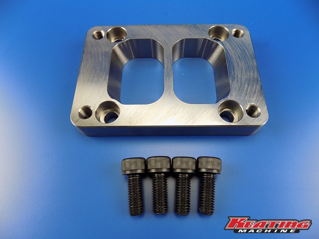 T4 To T6 3D Turbo Exhaust Adapter Flange Divided - Keating Machine, Inc.