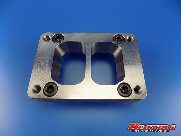 T4 To T6 3D Turbo Exhaust Adapter Flange Divided - Keating Machine, Inc.