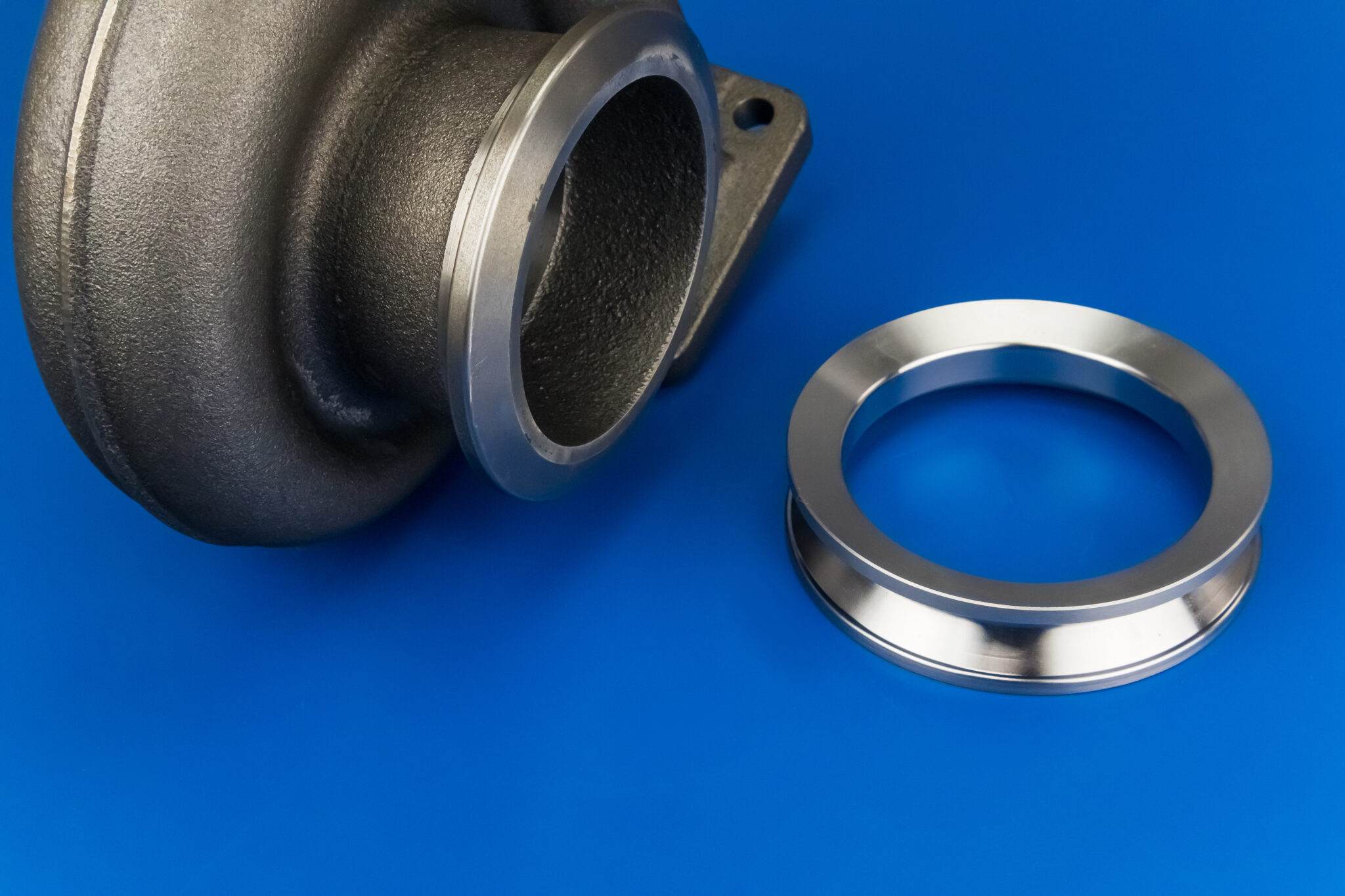 S300 T4 Housing Marmon V-band Billet Exhaust Flange and Clamp - Keating ...