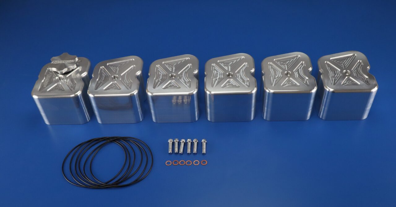 12 Valve Billet Individual Valve Covers fits Cummins - Keating Machine ...